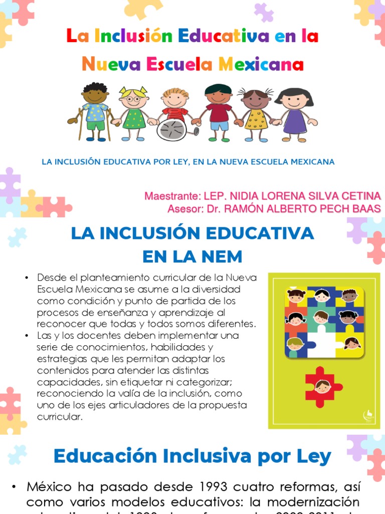 Inclusion Educativa Nem - Lorena Silva | PDF | Inclusión (Educación ...