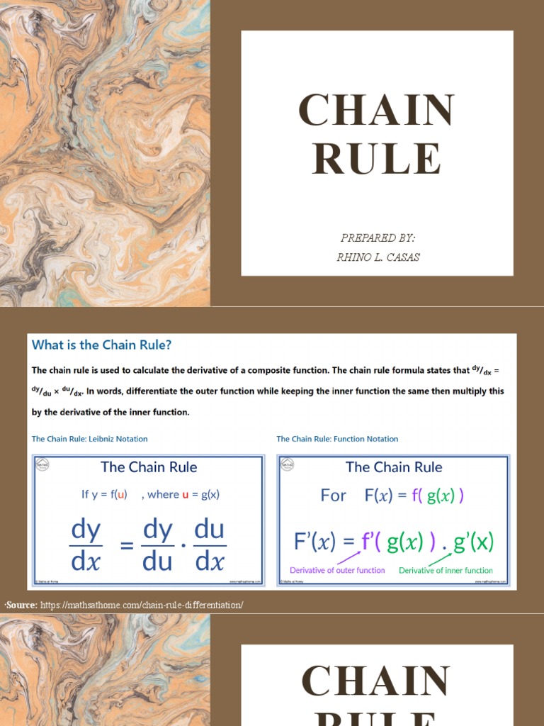 Chain Rule Examples | PDF