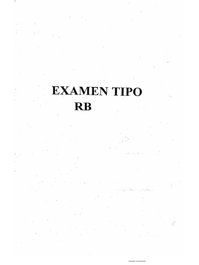 Examen RB | PDF