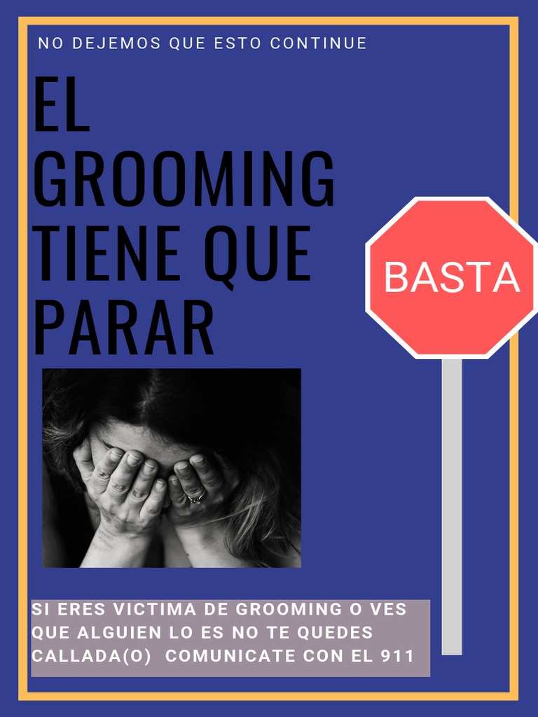 Afiche sobre el grooming | PDF