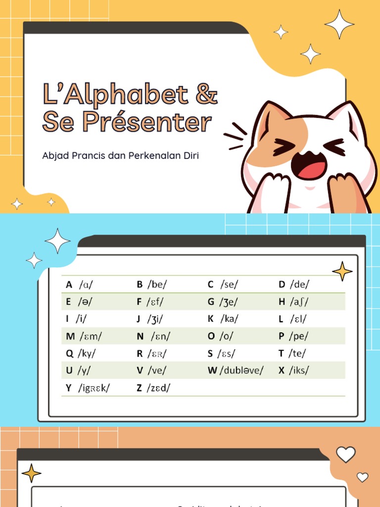 L'alphabet Et Se Presenter | PDF