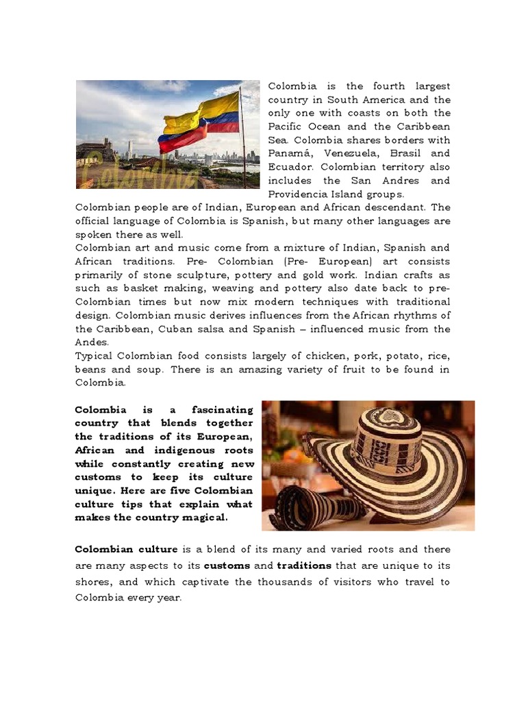 Lectura Colombia Ingles (2) | PDF | Colombia | Spanish Language