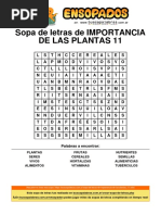 Sopa de letras del ciclo del agua | PDF