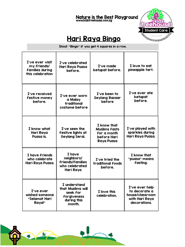 WW May Hari Raya Puasa Activity Sheet - 230511 - 181540 | PDF | Foods ...