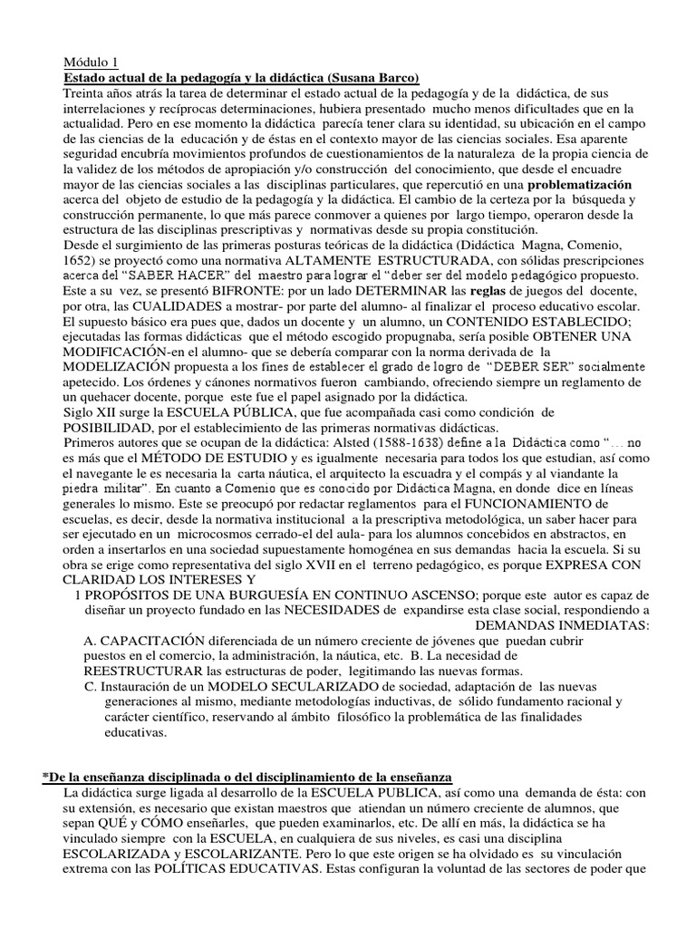 Resumen DIDACTICA | PDF | Enseñando | Plan de estudios