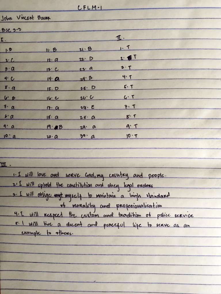 Bauer Finals CFLM | PDF