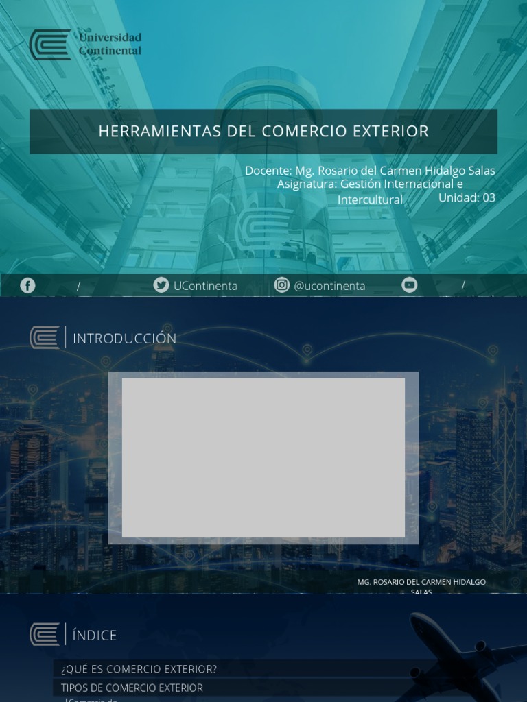 Semana 10 Herramientas Del Comercio Exterior | PDF | Comercio | El ...