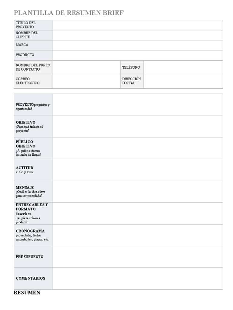 Brief Creativo | PDF