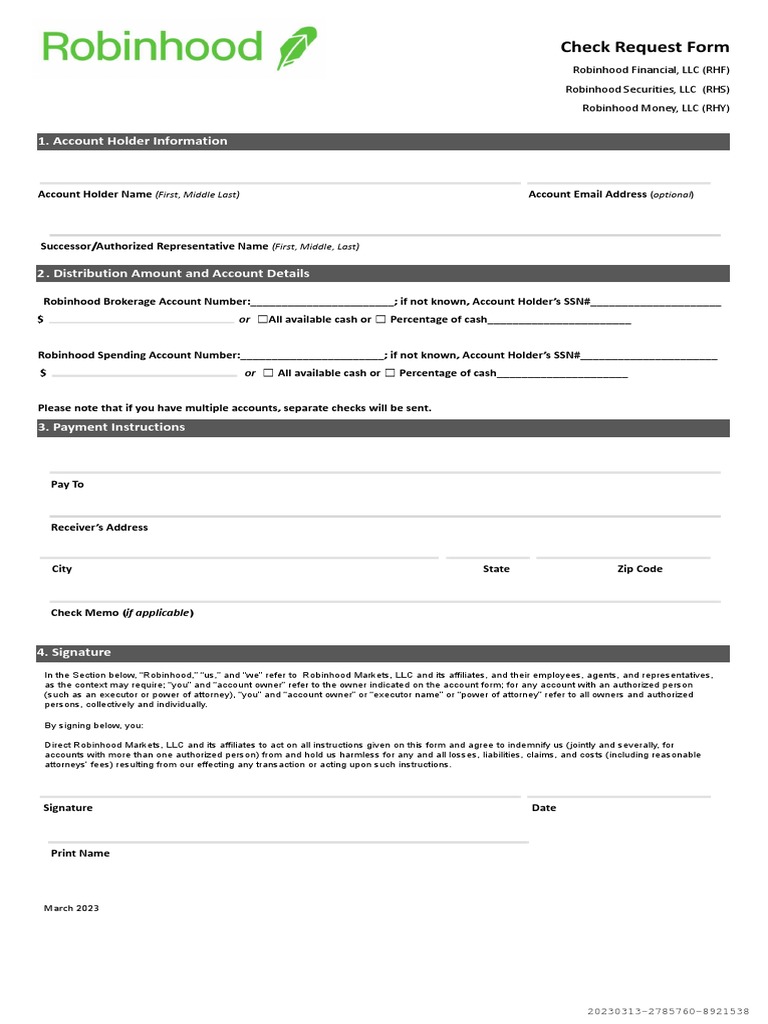 Check Request Form RHF RHS RHY | PDF | Limited Liability Company | Cash