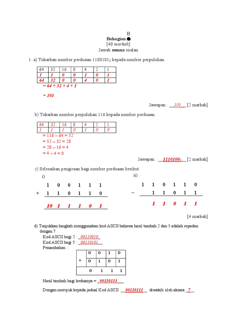 Latih Tubi 2 Jawapan | PDF