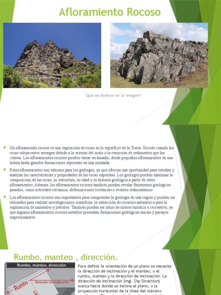 Afloramiento Rocoso | PDF | Falla (geología) | Geología