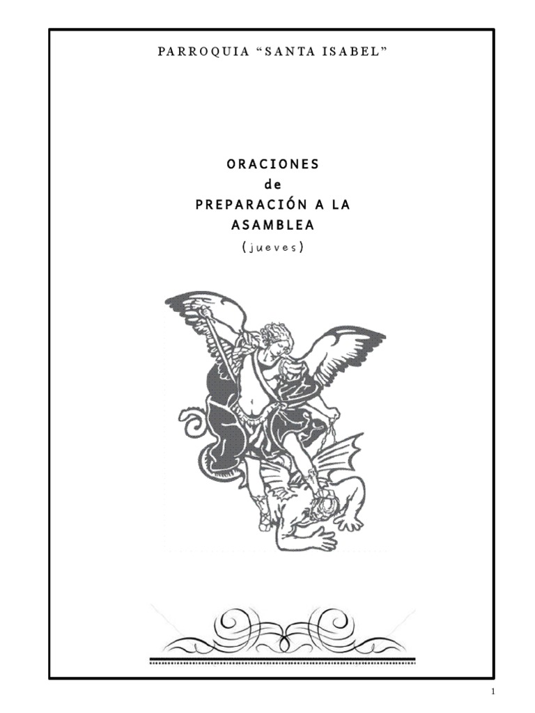 Oraciones Padre Manuel Sta Isabel March 21 | PDF | Oración | María ...