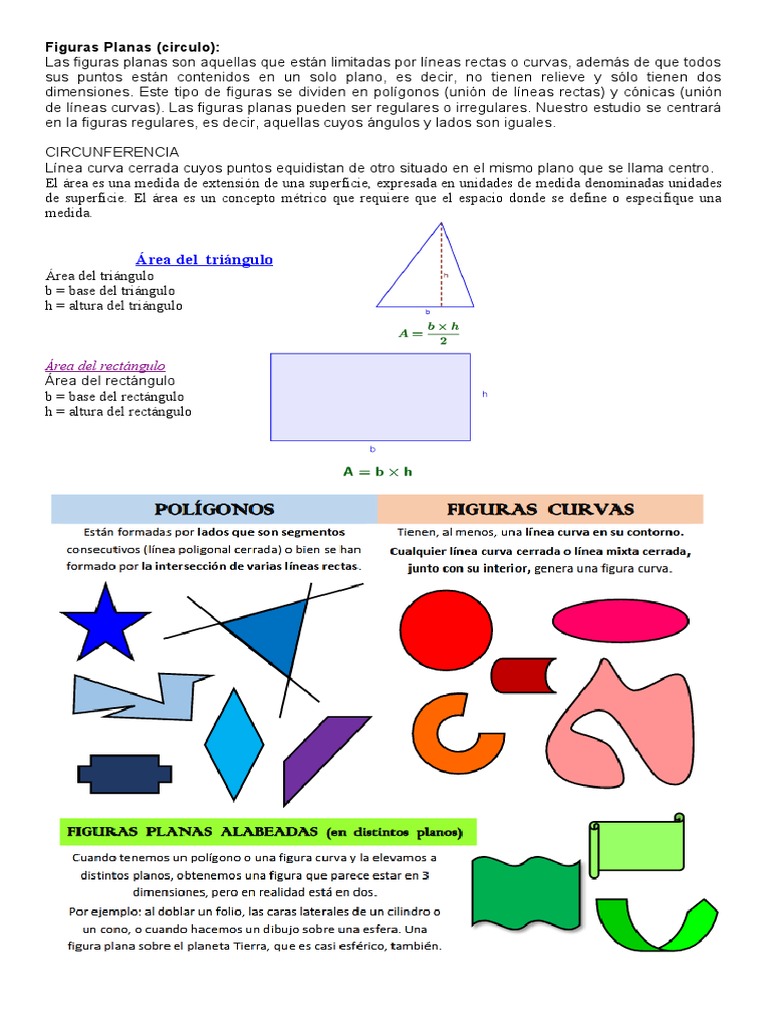 Figuras Planas | PDF | Triángulo | Ángulo