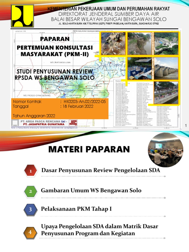Paparan PKM2 Review RPSDA Bengawan Solo | PDF