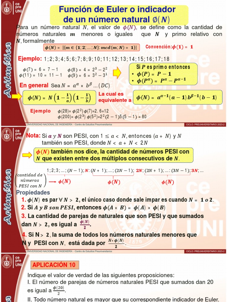 Semana15 Números Primos II (1) | PDF | Número primo | Matemática Elemental