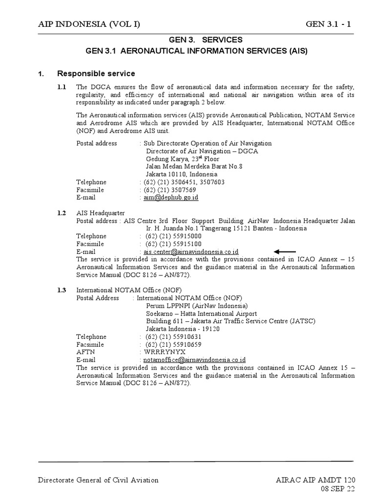 Gen 3.1 Aeronautical Information Services (Ais) - 2 | PDF | Aerospace ...
