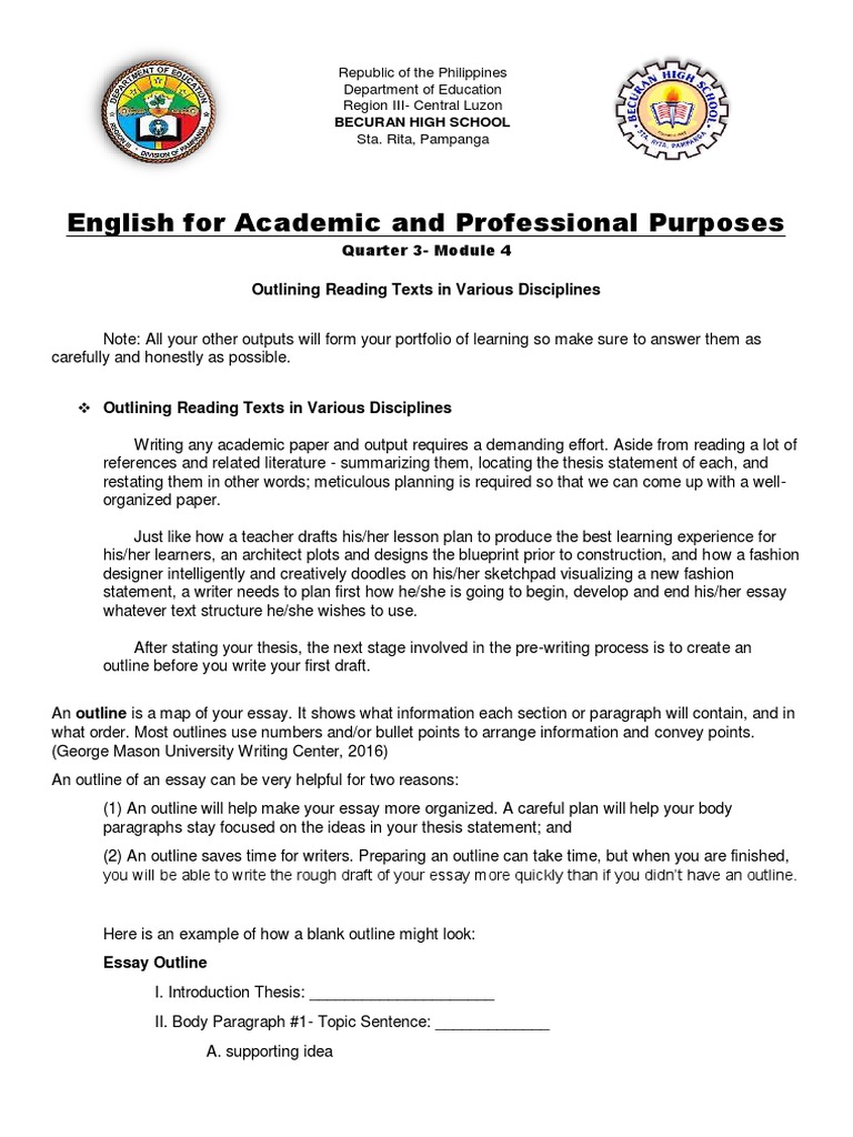 EAPP M5-W5 Modifiedssdd | PDF | Essays | Thesis