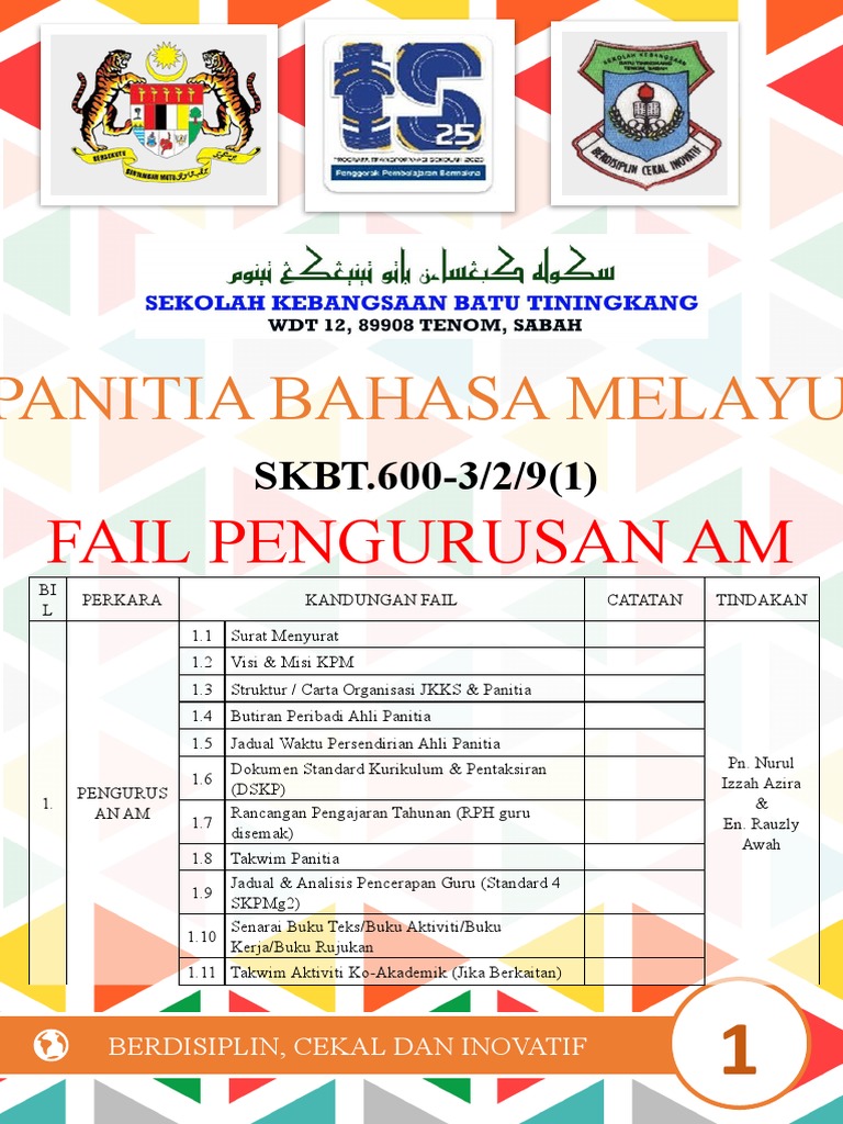 Template Cover Fail Panitia | PDF