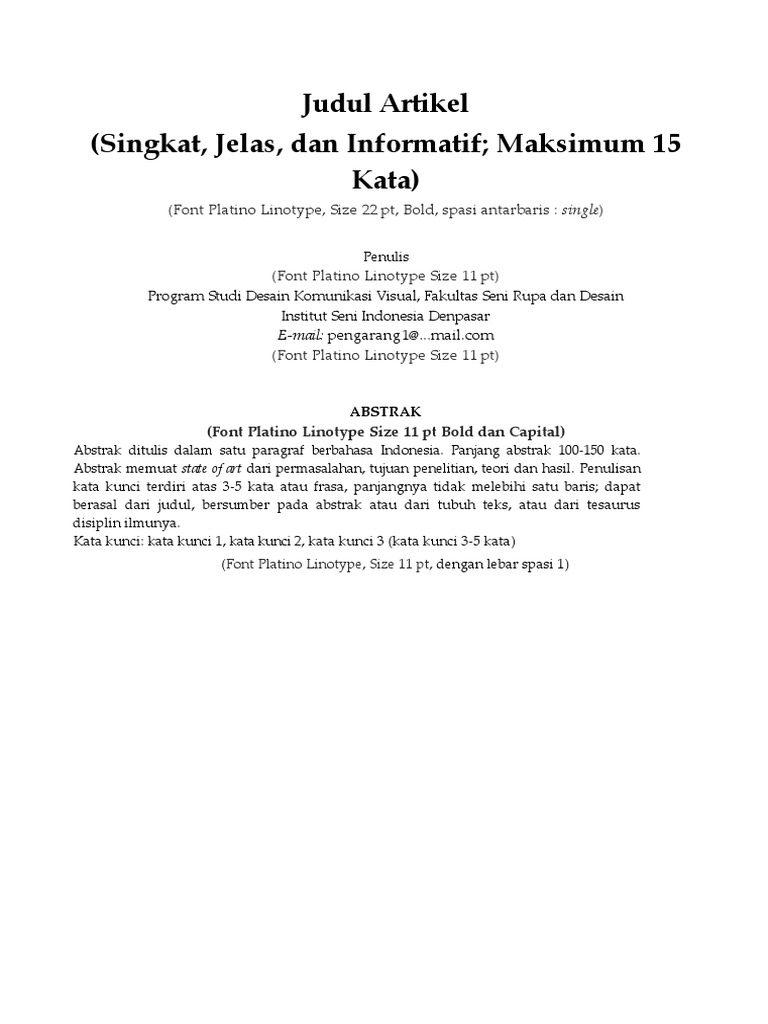 TEMPLATE TUGAS Semiotika | PDF