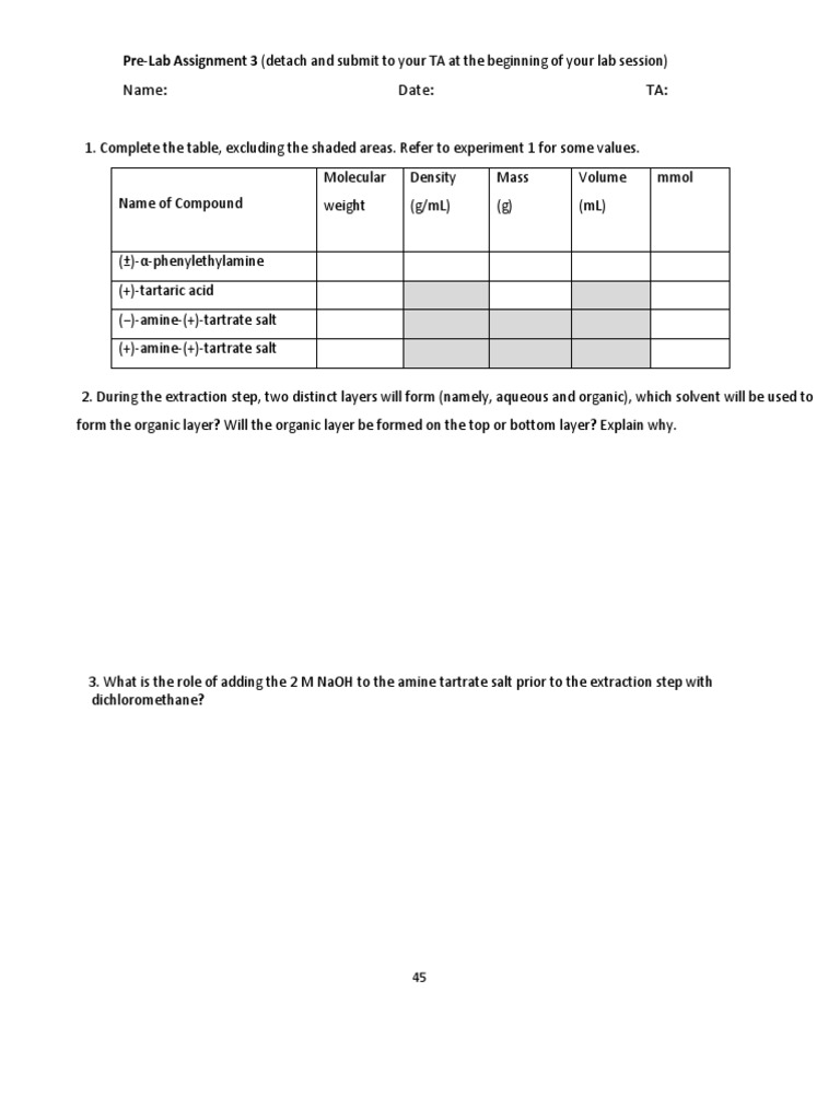Lab 3 Pre-Lab Assignment | PDF