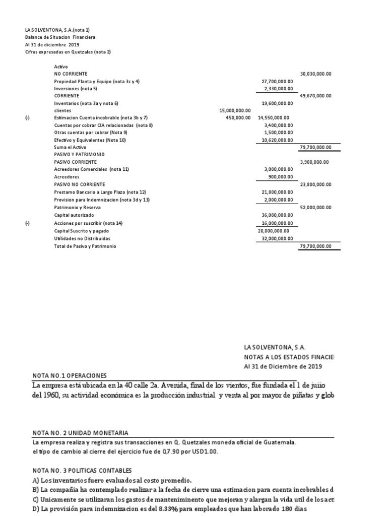 Solucion Caso Practico #2 | PDF | Bancos | Contabilidad