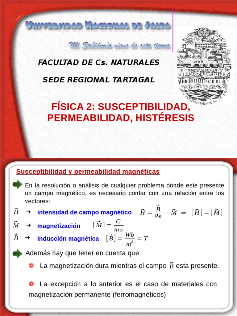 Teoria 16 - Curvas de Histeresis | PDF | Ferromagnetismo | Polaridad ...