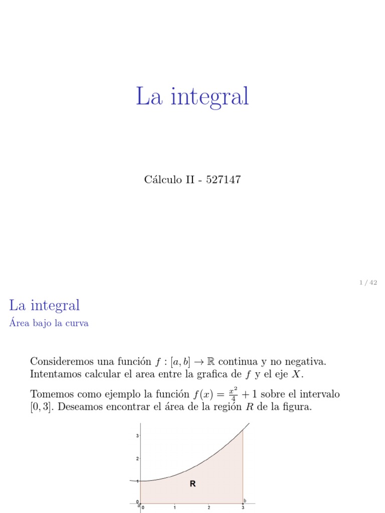 1 Integral | PDF | Integral | Logaritmo
