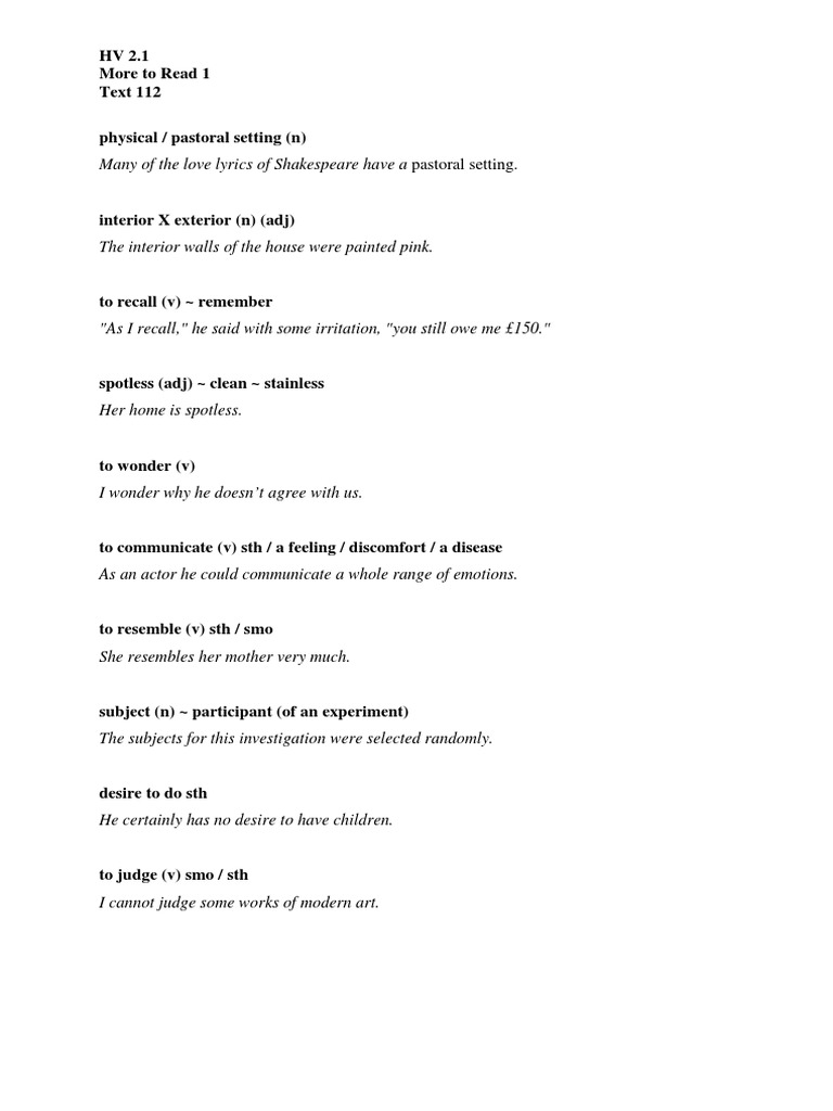 MTR 1 Text 112 | PDF