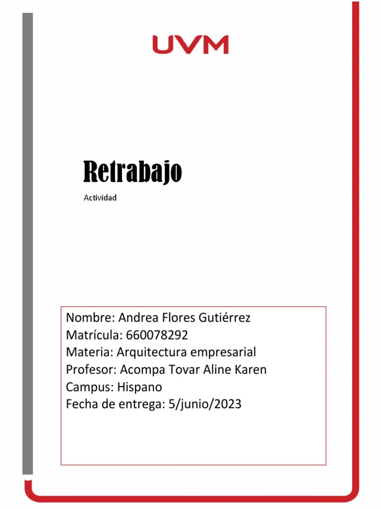 Definición y Reducción del Retrabajo | PDF | Planificación de recursos ...