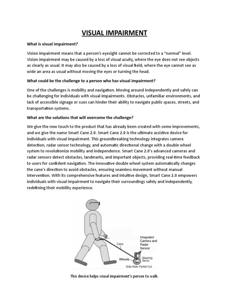 PBL (Visual Impairment) | PDF | Visual Impairment | Servomechanism