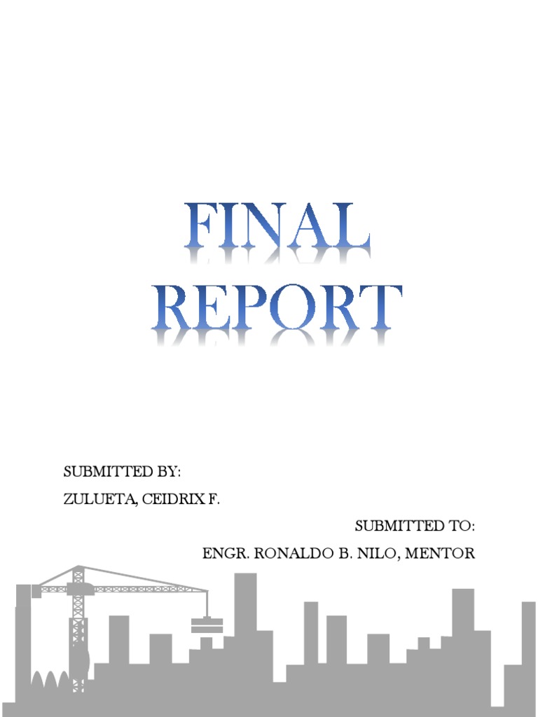 Civil Engineering Project Methodology Report | PDF | Stadium | Precast ...