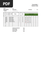 Rekap Nilai Raport Siswa Sekolah | PDF