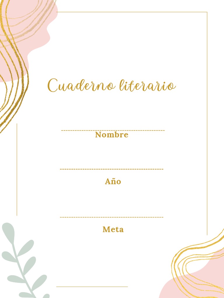 Cuaderno Literario para Calificación | PDF