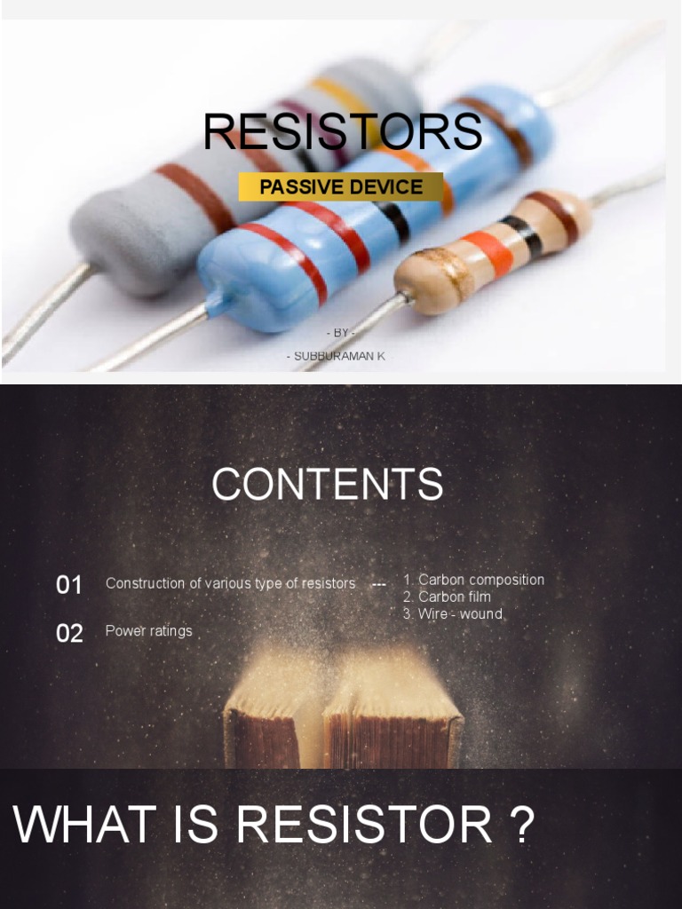 Templete - Resistor | PDF | Electrical Resistance And Conductance ...