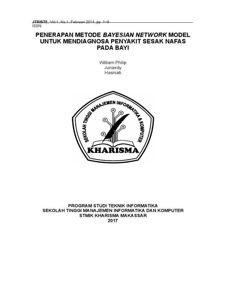 Penerapan Metode Bayesian Network Model Untuk Mendiagnosa Penyakit Sesak Nafas Pada Bayi | PDF