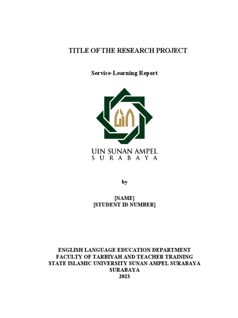 Service-Learning Research Report | PDF | Learning | Scientific Method