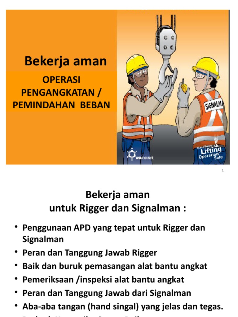 Panduan Aman Rigger dan Signalman | PDF