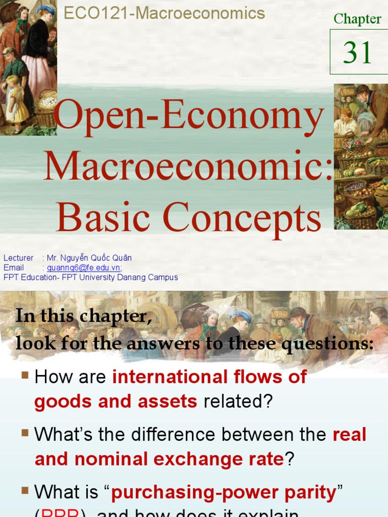 ECO121-Chapter31 - Open - Economy - Basic - Concept | PDF | Exchange Rate | Purchasing Power Parity