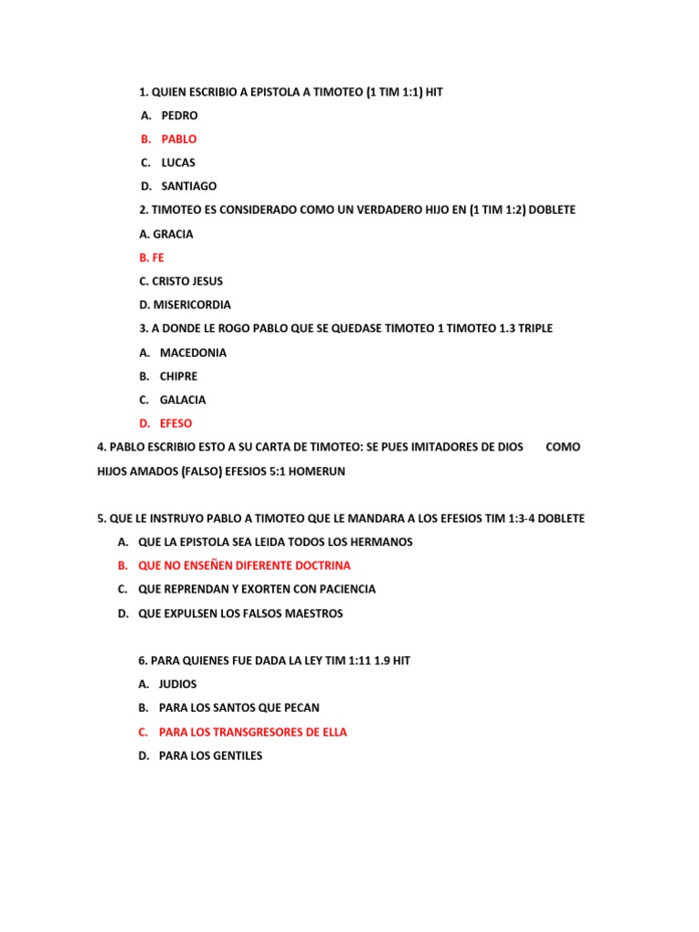 TIMOTI | PDF | Pablo el apóstol | Jesús