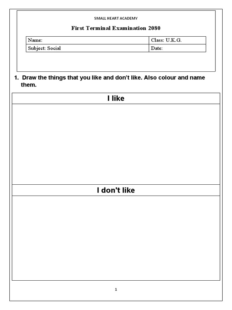 UKG Social 1st Term 2080 1 (1) | PDF | Psychology | Cognitive Science