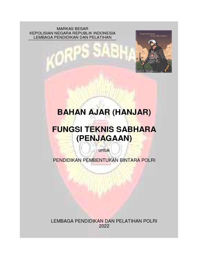 Hanjar Penjagaan | PDF