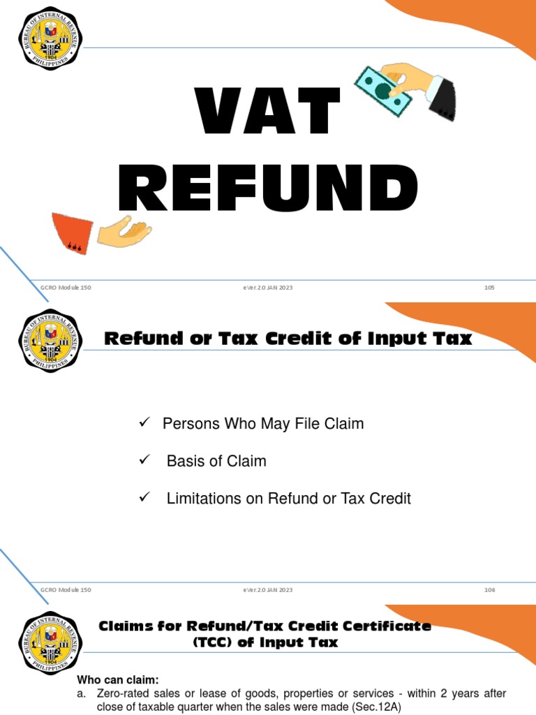 5 VAT Refund | PDF | Value Added Tax | Tax Refund