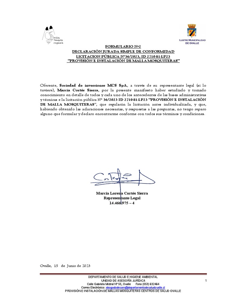 Formulario #2 | PDF | Derecho