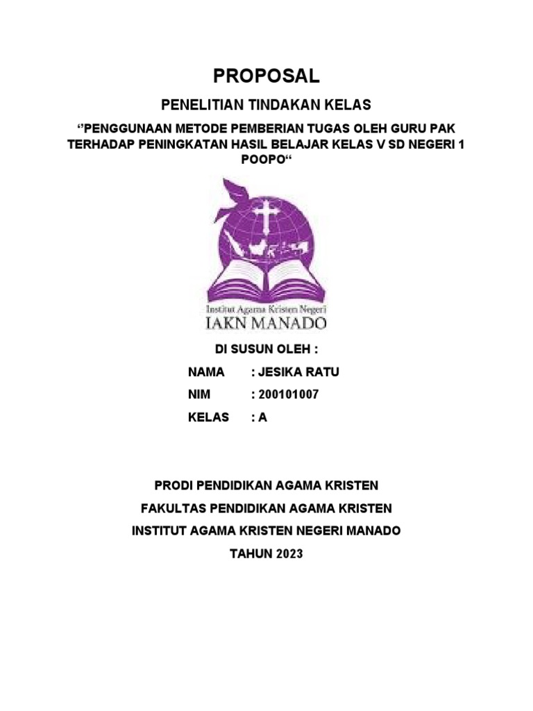 Proposal Jesika | PDF | Karier & Perkembangan