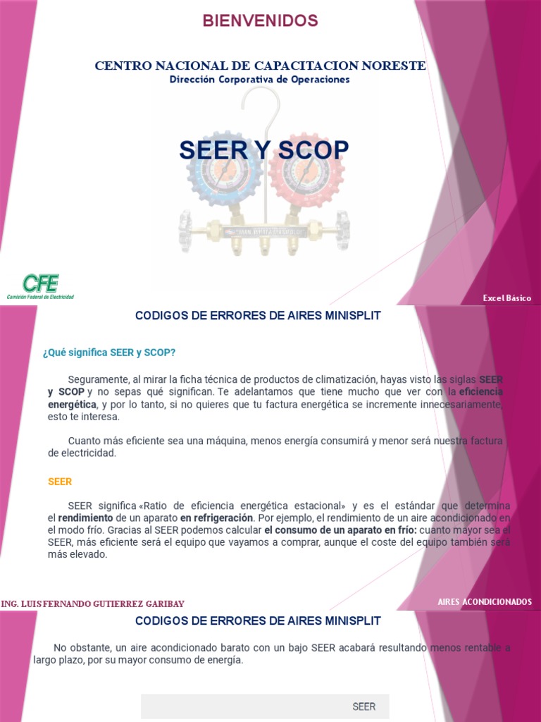 8.-Seer y Scop | PDF | Aire acondicionado | Uso eficiente de energía