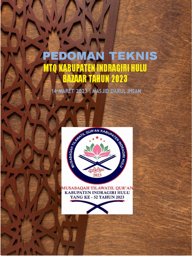 Desain Stand Bazaar MTQ 2023 | PDF | Bisnis