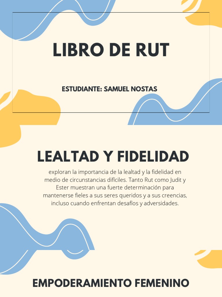 Libro DE RUT | PDF