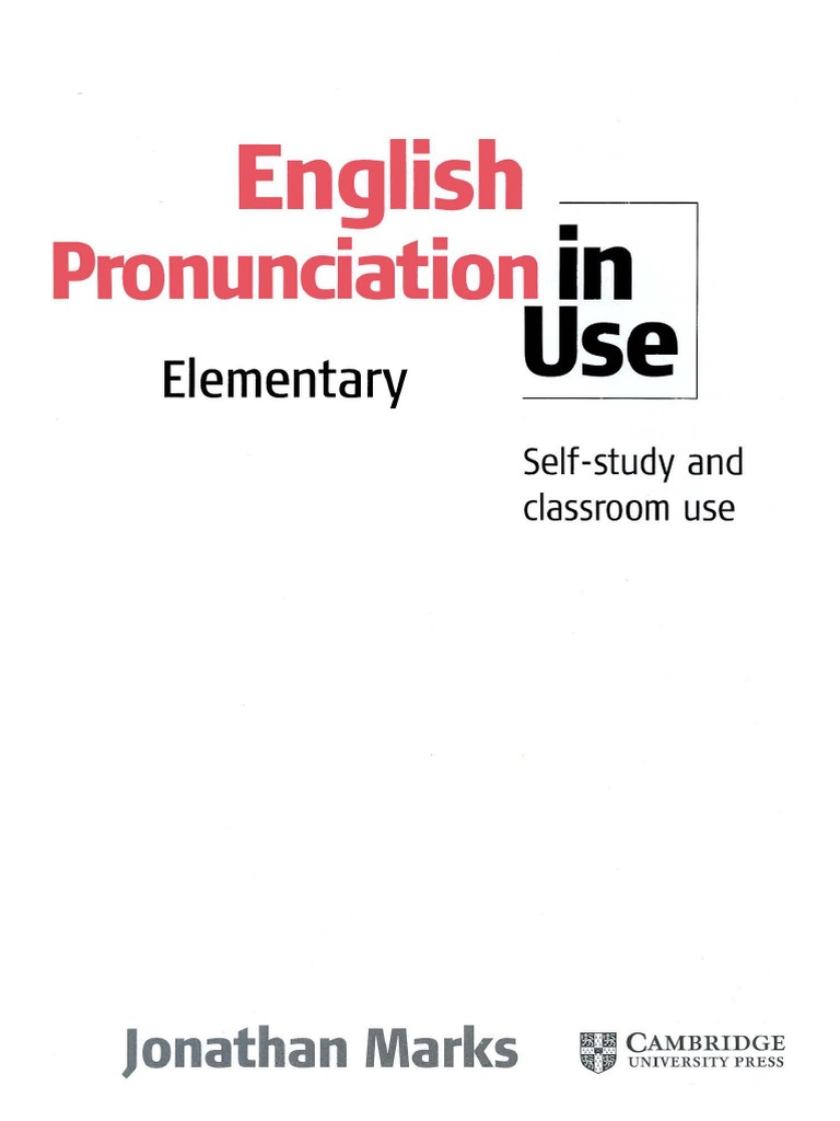 Rhythm - Marks 2007 English Pronunciation in Use - Elementary | PDF