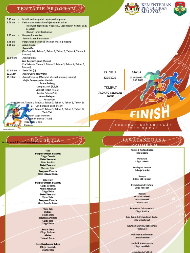 Buku Program Sukan Tahunan | PDF