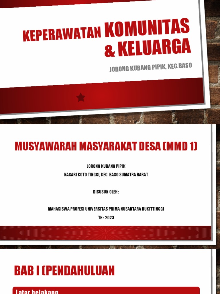 Keperawatan Komunitas Keluarga Pdf Pengembangan Diri